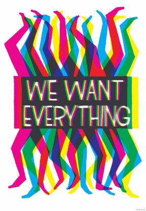 Poster - We Want Everything