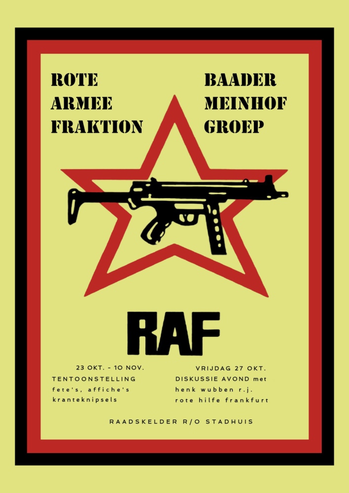 Poster - RAF Baader-Meinhof