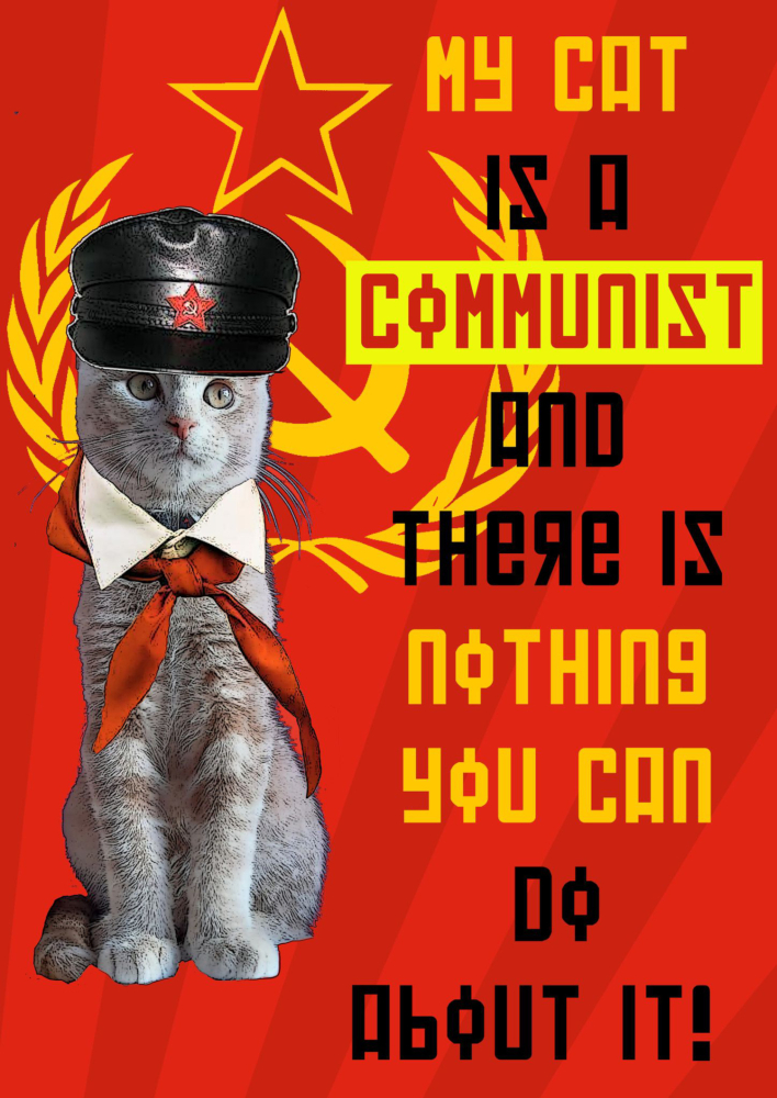 Poster - My Cat is a Communist
