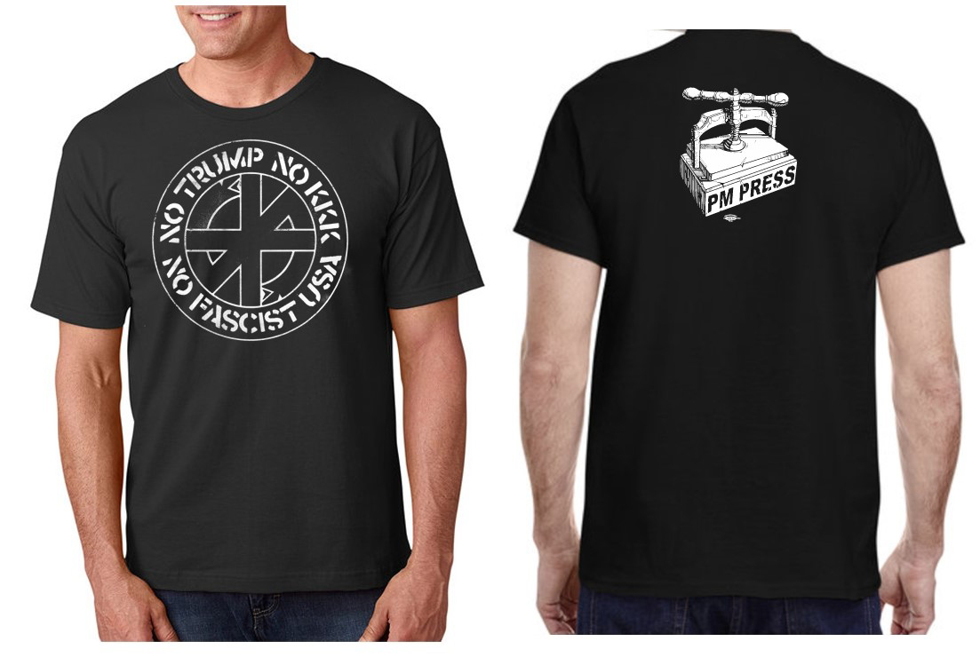 Crass Logo X No Trump, No KKK, No Fascist USA T-Shirt
